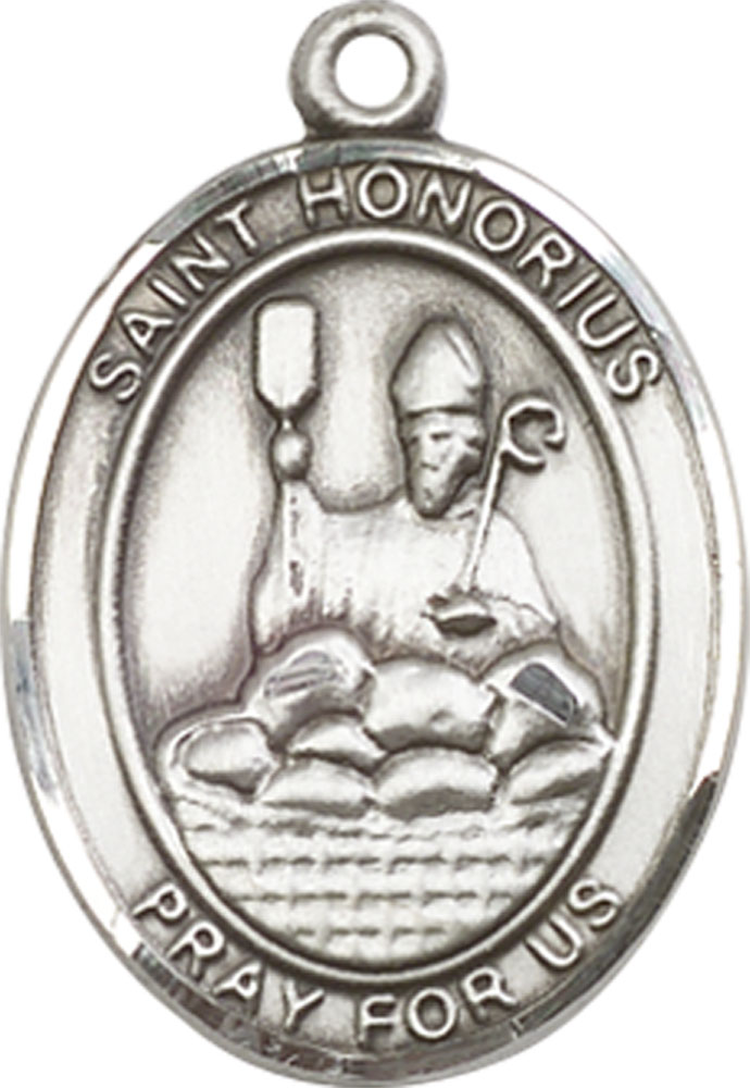 Sterling Silver Saint Honorius Medal | A.T. Merhaut, Inc.