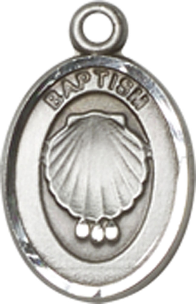 Sterling Silver Baptism Medal | A.T. Merhaut, Inc.