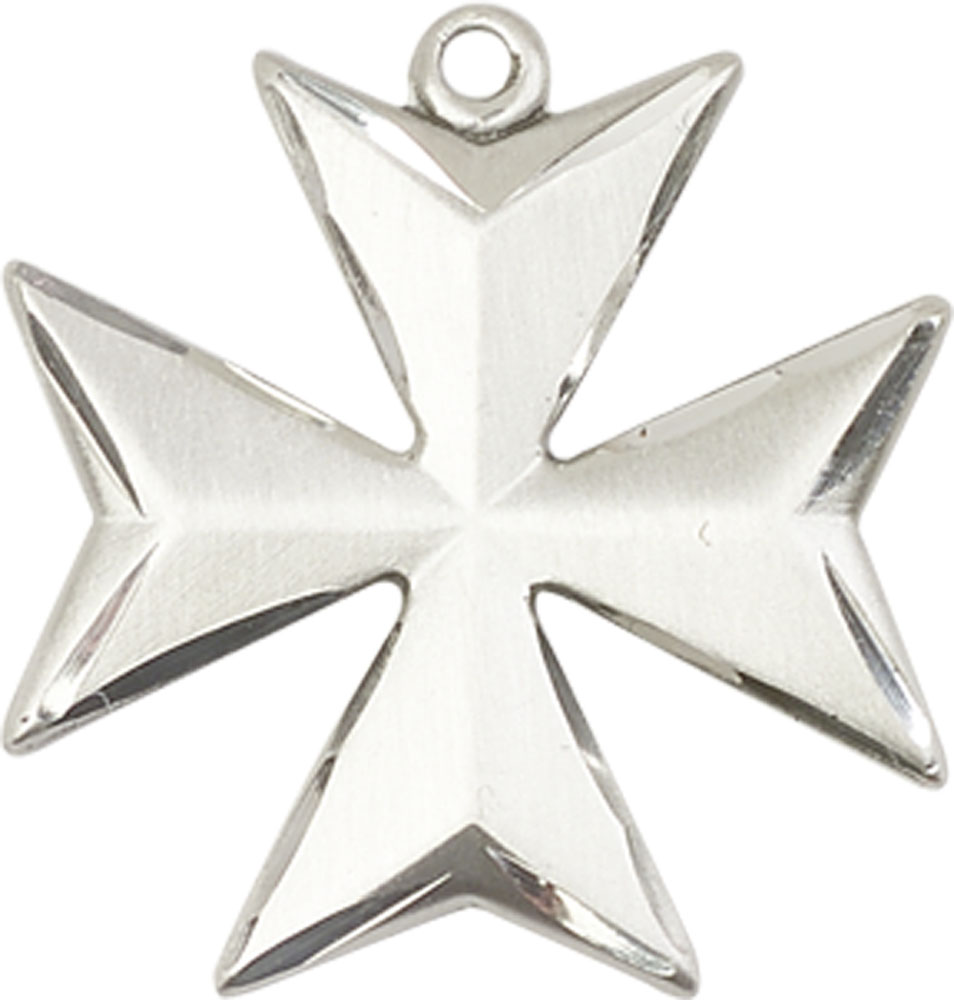 Sterling Silver Maltese Cross Medal | A.T. Merhaut, Inc.