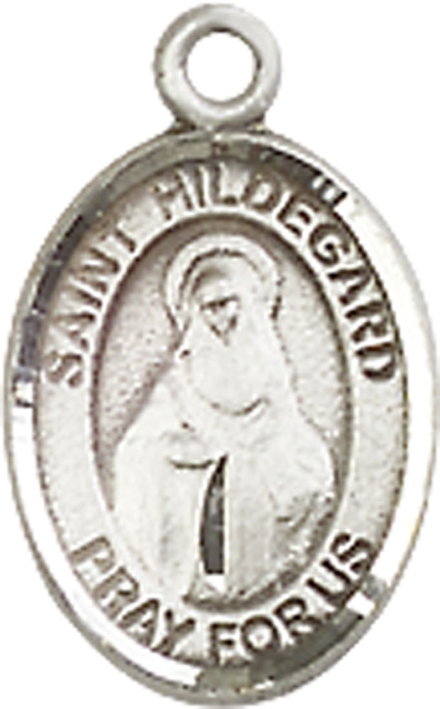 Sterling Silver Saint Hildegard von Bingen Medal | A.T. Merhaut, Inc.