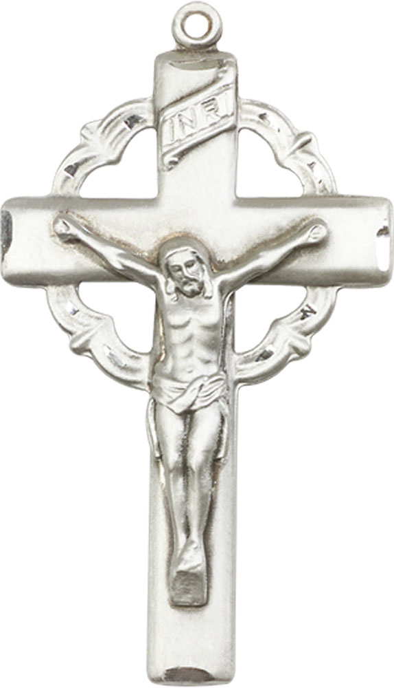 Sterling Silver Crucifix Medal | A.T. Merhaut, Inc.