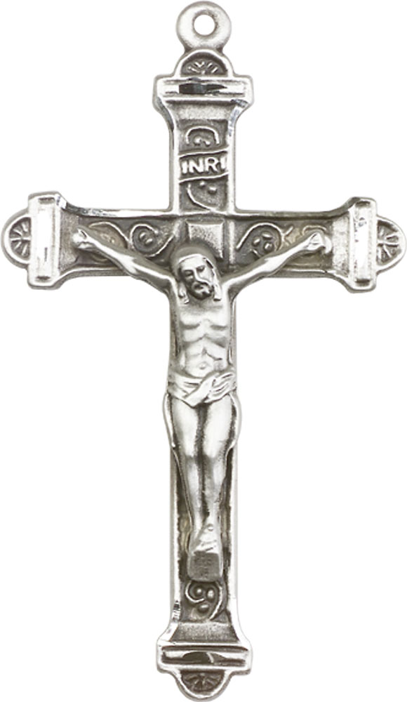 Sterling Silver Crucifix Medal | A.T. Merhaut, Inc.
